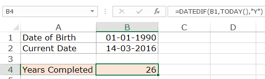 How To Use Excel DATEDIF Function with Examples 