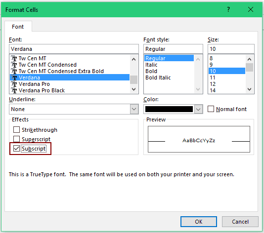 Quick Tip How To Apply Superscript And Subscript Format In Excel