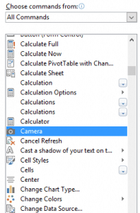 Excel Camera Tool - Create Images That Automatically Update