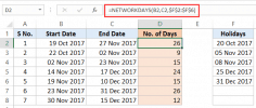 How to Calculate the Number of Days Between Two Dates in Excel