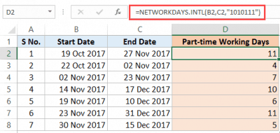 How to Calculate the Number of Days Between Two Dates in Excel