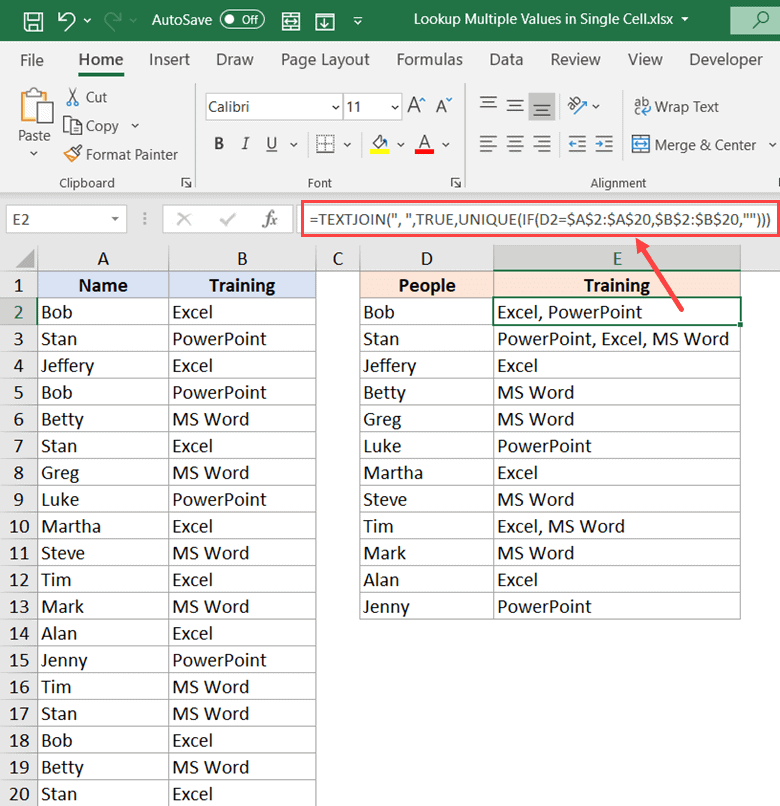 Excel Multiple Values In One Cell To Multiple Cells
