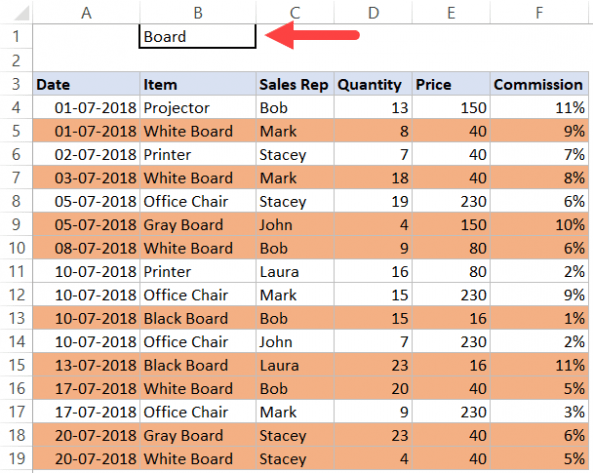 Search and Highlight Data in Excel (with Conditional Formatting)