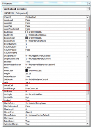 Create an Excel Drop Down List with Search Suggestions