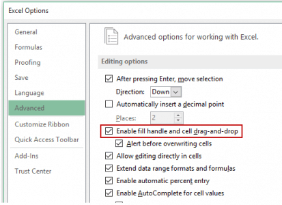 Use Fill Handle in Excel to Save Time and Be More Productive