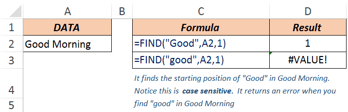How To Use Excel FIND Function Examples Video 