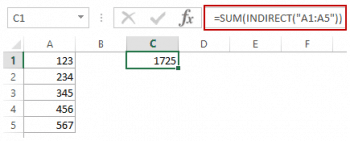 Excel INDIRECT Function (Explained with Examples + Video)