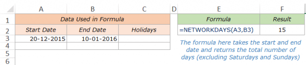 Excel NETWORKDAYS Function | Formula Examples + FREE Video
