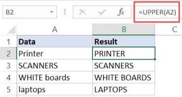 How to Use Excel UPPER Function (Examples + Video)
