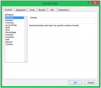 Data Formatting in Excel