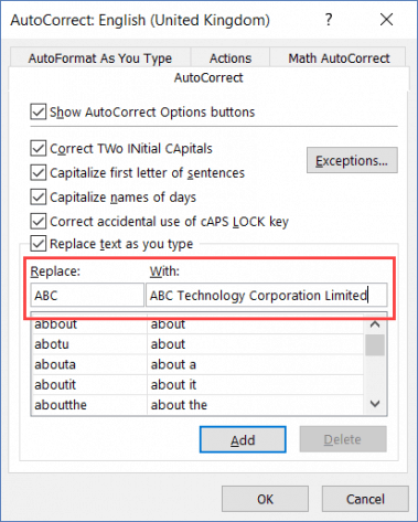 Excel AutoCorrect: A Complete Guide + Time Saving Examples