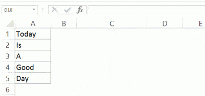 CONCATENATE Excel Range (with and without separator)