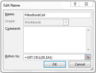 How to Filter Cells with Bold Font Formatting in Excel