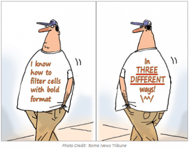 How to Filter Cells with Bold Font Formatting in Excel (An Easy Guide)