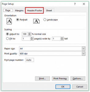 How to Insert Page Numbers in Excel Worksheets