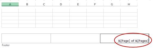 How To Insert Page Numbers In Excel Worksheets