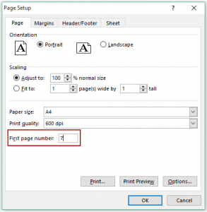 How to Insert Page Numbers in Excel Worksheets