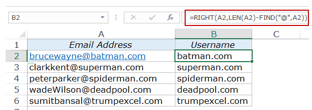How To Extract A Substring In Excel Using TEXT Formulas 