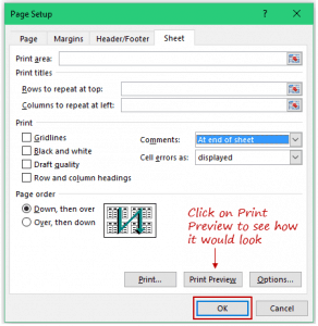 How to Print Comments in Excel » Trump Excel