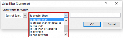 How to Filter Data in a Pivot Table in Excel