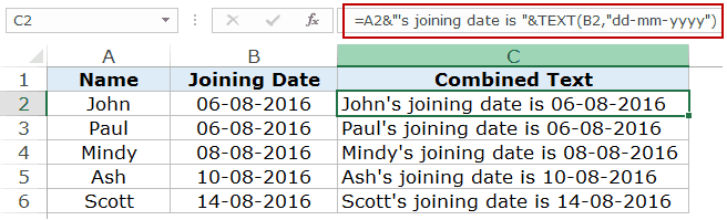 Convert Date To Text In Excel Explained With Examples