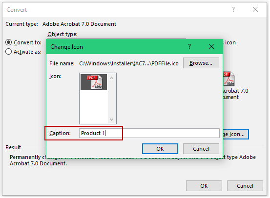 How To Embed A PDF File In An Excel Worksheet