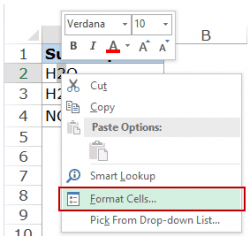 [Quick Tip] How to Apply Superscript and Subscript Format in Excel