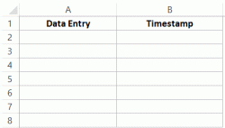 How to Quickly Insert Date and Timestamp in Excel