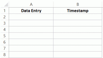 How to Quickly Insert Date and Timestamp in Excel