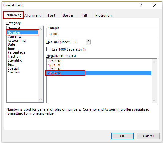  How To Make Negative Numbers Red In Excel Earn Excel