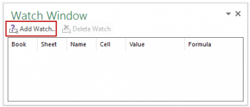 Use Excel Watch Window to Keep a Tab on Important Cells and Formulas