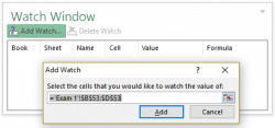 Use Excel Watch Window to Keep a Tab on Important Cells and Formulas