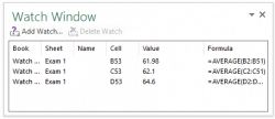 Use Excel Watch Window to Keep a Tab on Important Cells and Formulas