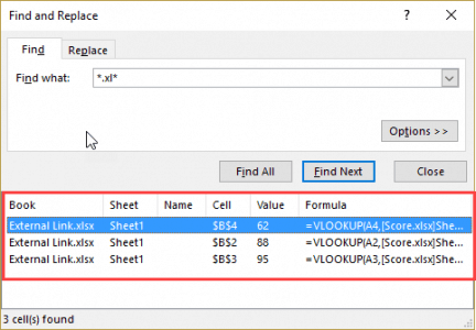 How to Find External Links and References in Excel