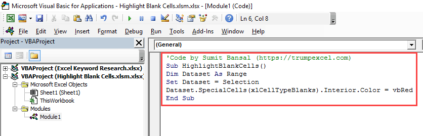 Highlight Blank Cells In Excel in Less Than 10 Seconds 