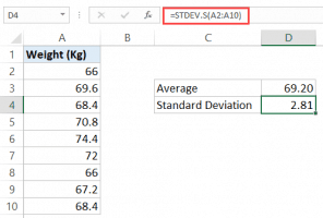 How to Calculate Standard Deviation in Excel (Step-by-Step)