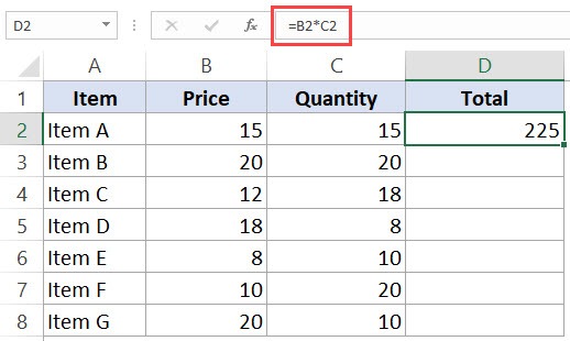 Excel Not Relative Cell Reference