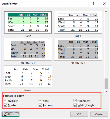 Excel AutoFormat - A One Click Data Formatting Trick