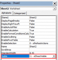 How to Hide a Worksheet in Excel (that can not be unhidden)