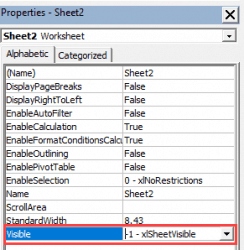 How to Hide a Worksheet in Excel (that can not be unhidden)