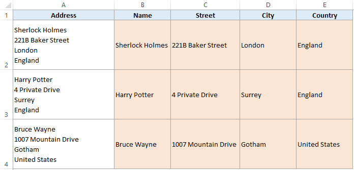 Excel Split Cells By Character Incorporateddase
