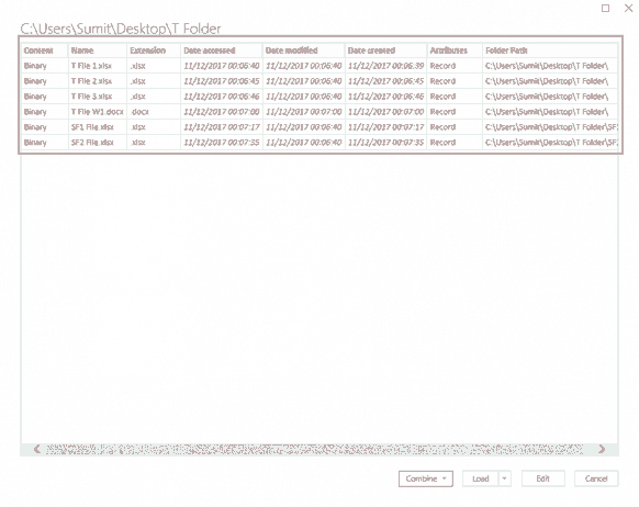 Get A List Of File Names From Folders And Sub Folders Using Power Query
