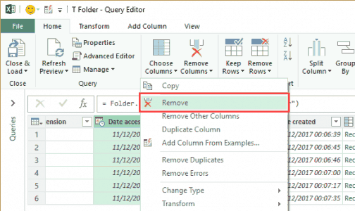 Get A List Of File Names From Folders And Sub Folders Using Power Query