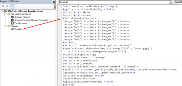 [FREE Invoice Generator Template] Save Excel Invoice as PDF