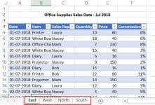 Combine Data From Multiple Worksheets into a Single Worksheet in Excel
