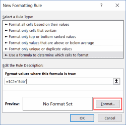 Highlight Rows Based on a Cell Value in Excel (Conditional Formatting)
