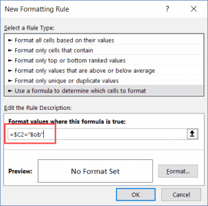 Highlight Rows Based on a Cell Value in Excel (Conditional Formatting)
