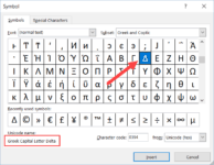 6 Easy Ways to Insert the Delta Symbol (Δ) in Excel - Trump Excel