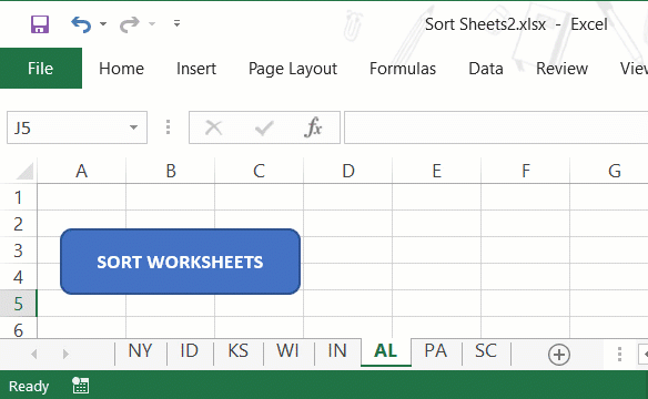 How To Sort Worksheet Tabs In Alphabetical Order In Excel How To Sort 