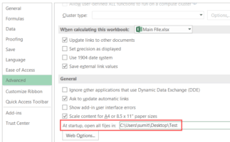 How to Automatically Open Specific Excel File on Startup - Trump Excel